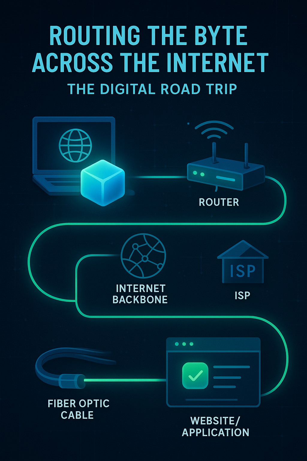 The Journey of byte across the internet - Alpha Tech